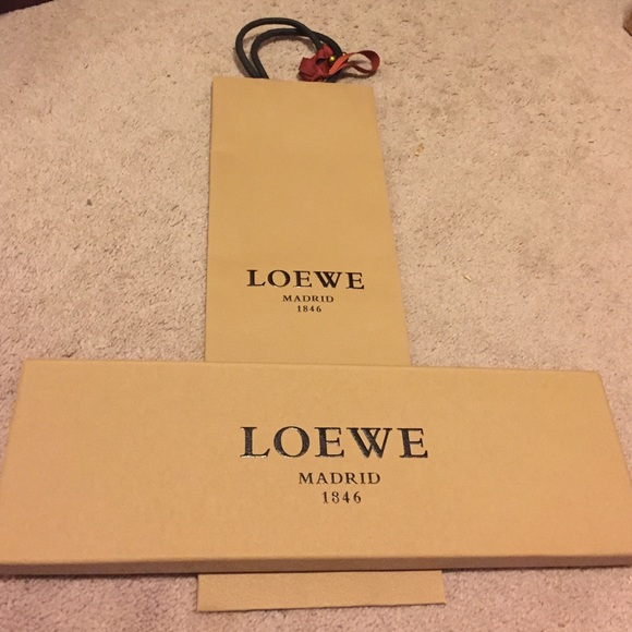 Loewe | Other | Authentic Loewe Tie Box With Bag | Poshmark